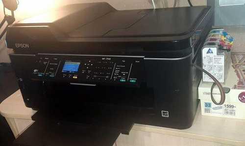 Мфу A3+ Epson WF-7510 c снпч в идеале