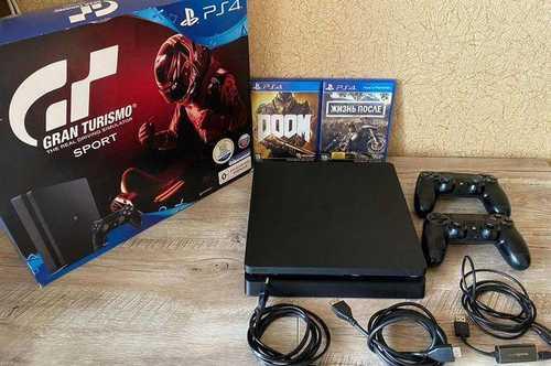 Sony Playstation 4 Slim 1Tb + USB звуковая карта