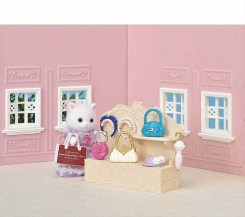 Новый sylvanian families town Модная витрина