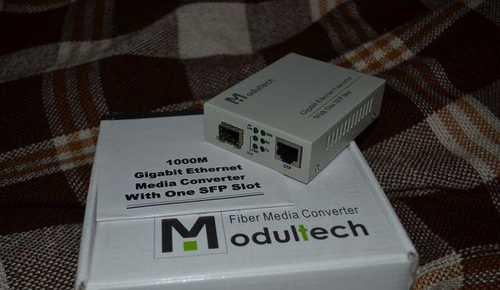 Медиаконвертер с SFP слотом Modultech