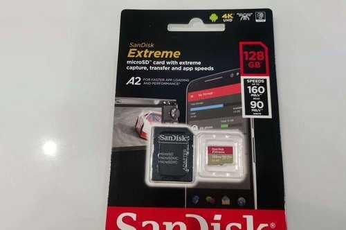 Sandisk extreme 128GB microsdxc Для камер