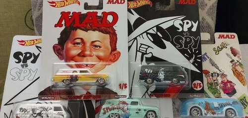 Hot wheels полный сет "MAD"