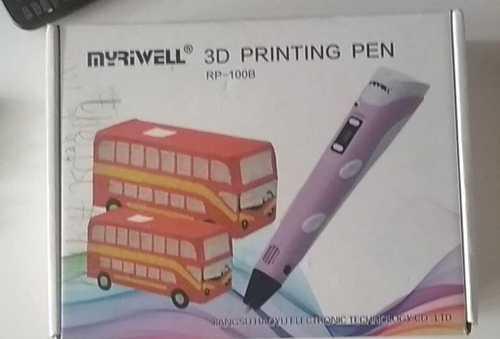 3D ручка myriwell RP100B голубая