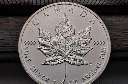 5 долларов 2012 Кленовый лист Серебро