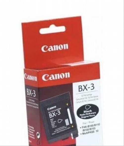 Оригинальный картридж Canon BX-3 новый черный