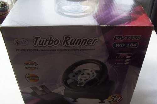 Руль для компьютерных игр Turbo Runner WD 184