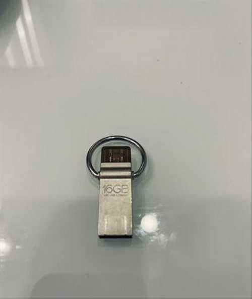USB / micro-usb флешка 16 Gb (карта памяти)
