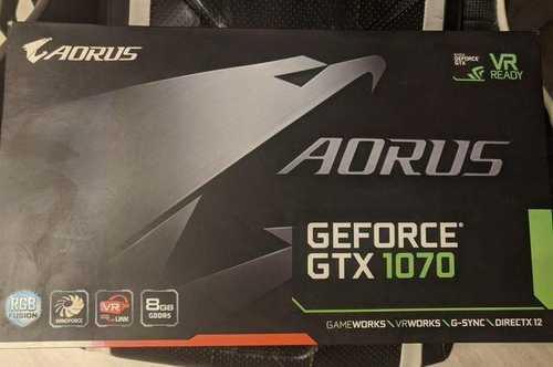 Видеокарта aorus GeForce GTX 1070