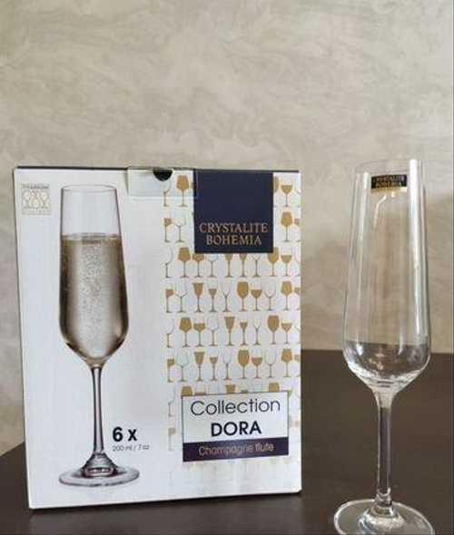 Набор бокалов Crystalite Bohemia для шампанского