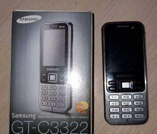 Телефон сотовый samsung gt-c3322 duos
