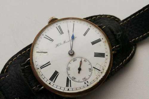 Антикварные большие часы Hy Moser & Cie