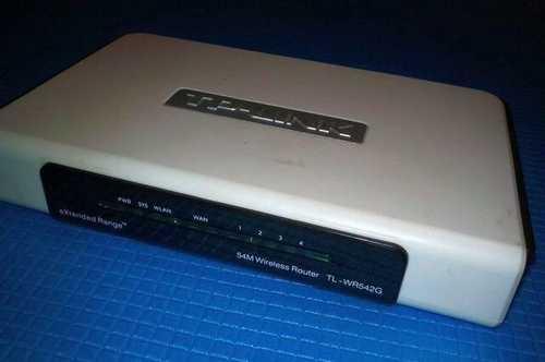 Wi-Fi роутер TP-Link TL-WR542G (некомплект)