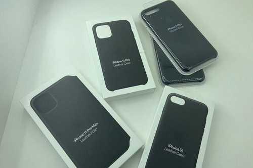 Чехол Apple leather case / silicone case оригинал