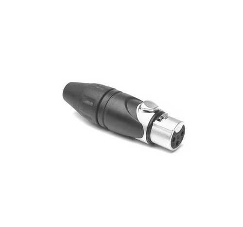 Разъем 3P XLR(f) кабельный Amphenol AX3F