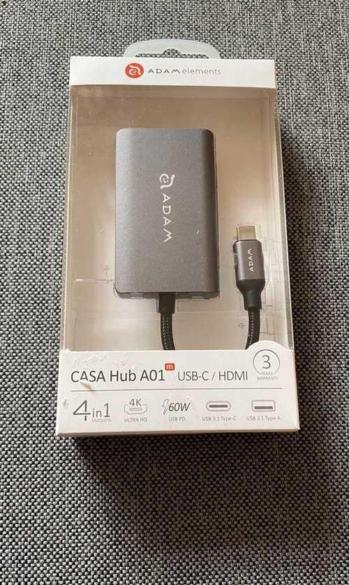 USB-концентратор Adam Elements casa Hub A01m перех