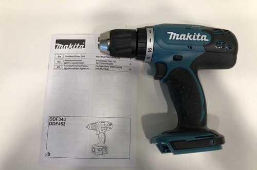 Аккумуляторный шуруповерт makita DDF453