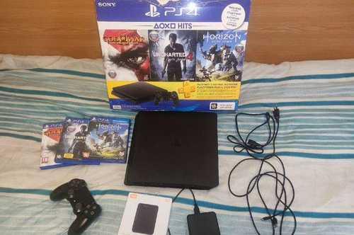 PS4 Slim 2,5 TB и 100игр