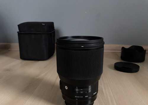 Sigma Art 85mm f/1.4 для Canon