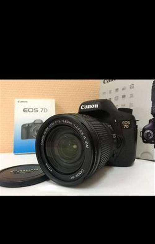 Зеркальный фотоаппарат Canon EOS 7D EF-S 15-85 IS