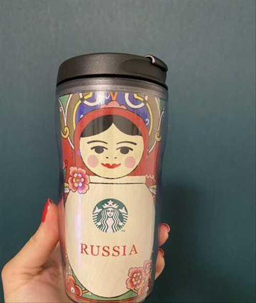 Термокружка starbucks матрешка