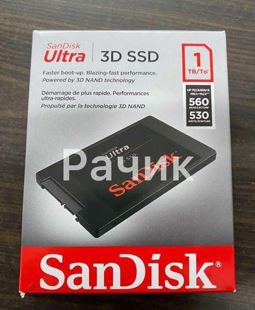 SanDisk Ultra 3D SSD 1Tb (sdssdh3-1T00-G25)