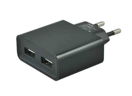 Адаптер 220В USBx2 SmartBuy SBP-6000 Ez-Charge 3A