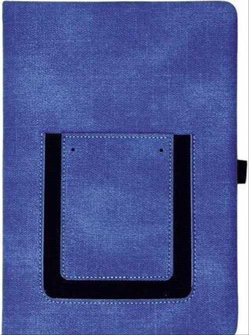 Записная книжка Planograf, с ляссе, A5, синий