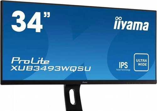 Монитор iiyama ProLite XUB3493wqsu-B1 34"