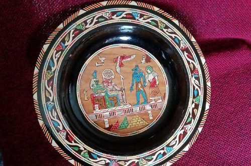 Декоративная настенная тарелка египет