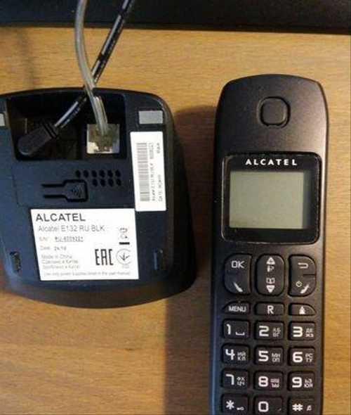 Радиотелефон alcatel e132
