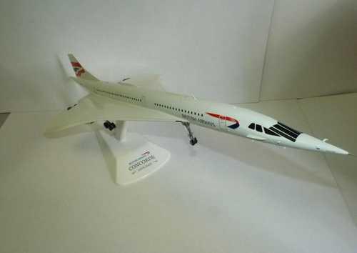 Модель самолета Concorde British Airways