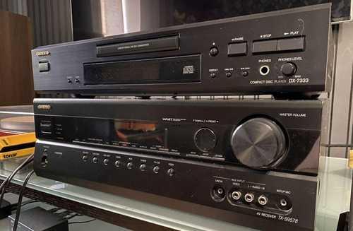 AV ресивер Onkyo TX-SR578 + CD плеер Onkyo DX-7333