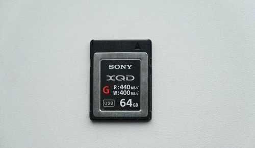 Карта памяти Sony XQD 64 GB