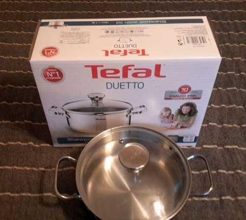 Новая умная кастрюля с крышкой Tefal Duetto