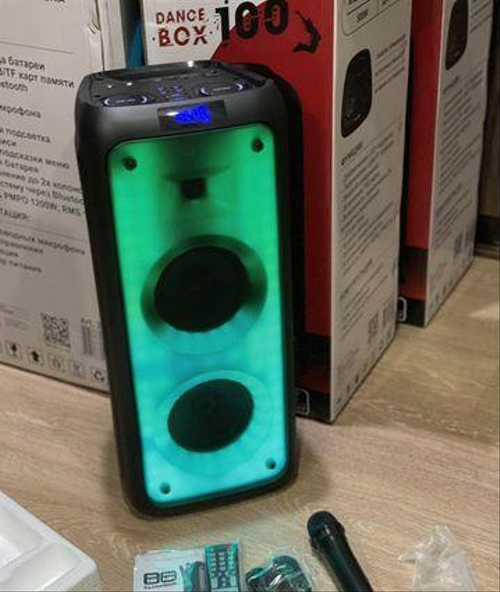 Колонка какjbl patybox eltronic1027 караоке микроф