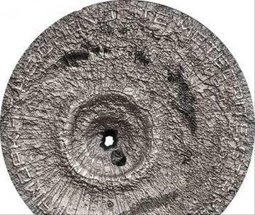 Монета Метеорит Тамдакт серебро О-ва Кука 2016 год