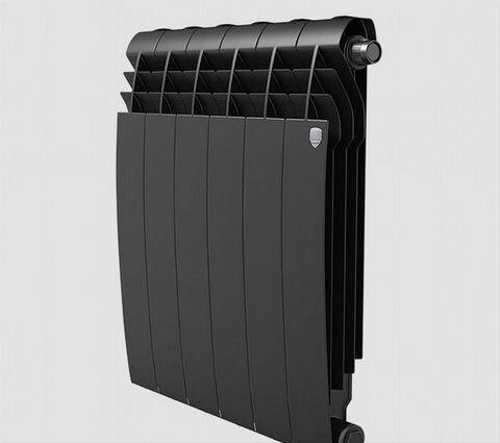 Радиатор биметал royal Biliner 350V 12секц. черный