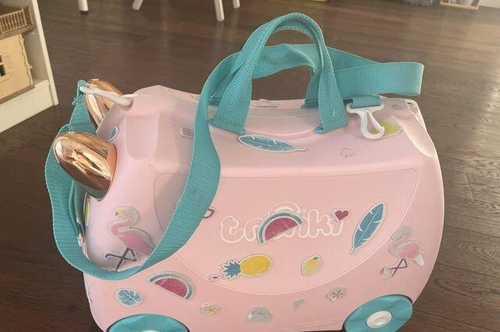 Детский чемодан trunki, розовый