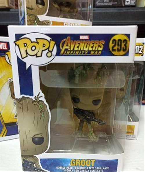 Фигурка Funko POP Avengers Infinity War Groot w/B