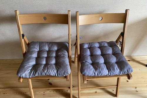 Стулья Икеа Терье IKEA Terje с подушками