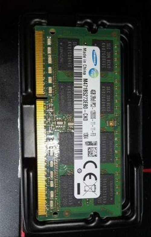 Оперативная память Samsung 4 гб DDR3 1600мгц sodim