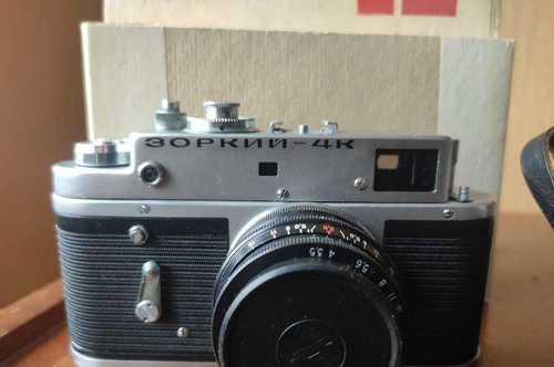 Плёночный фотоаппарат Зоркий 4к