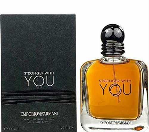 Armani stronger with you/ because its you