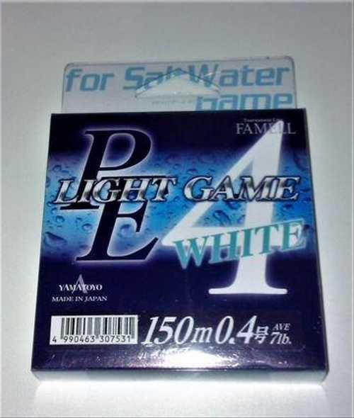 Шнур Yamatoyo 0.2. Yamatoyo pe Light game White. Yamatoyo Light game pe4 150m White. Yamatoyo pe Light game White #0.1. Yamatoyo light game