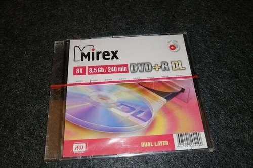 Диск Mirex DVD+R DL 8,5Gb 8x slim