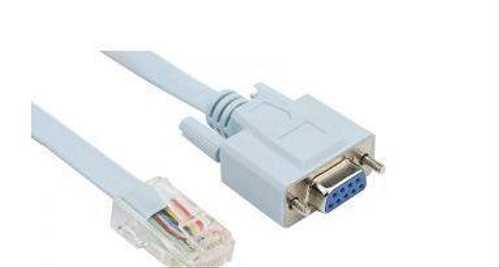 Переходник RJ45 папа-DB9, разъем RS232, 1,5 м