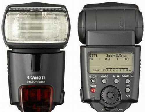 Вспышка Canon Speedlite 580EX Аренда