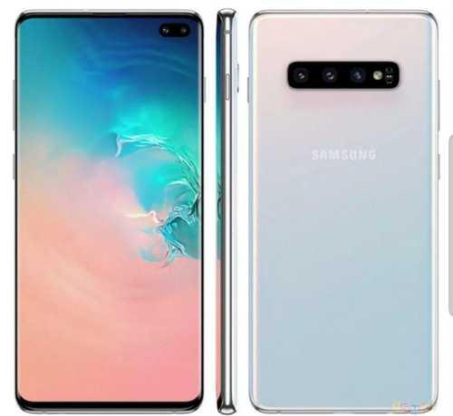 SAMSUNG galaxy S10 plus prism white