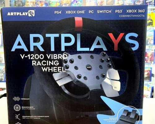 Игровой руль 900 градусов Artplays V-1200 Новый