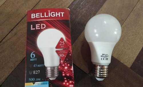 Лампочки светодиодные «Bellight», led, Е27, 45 Вт